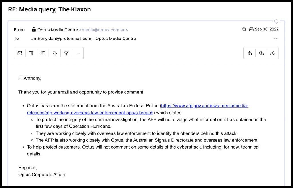 Optus runs global cybersecurity arm - The Klaxon